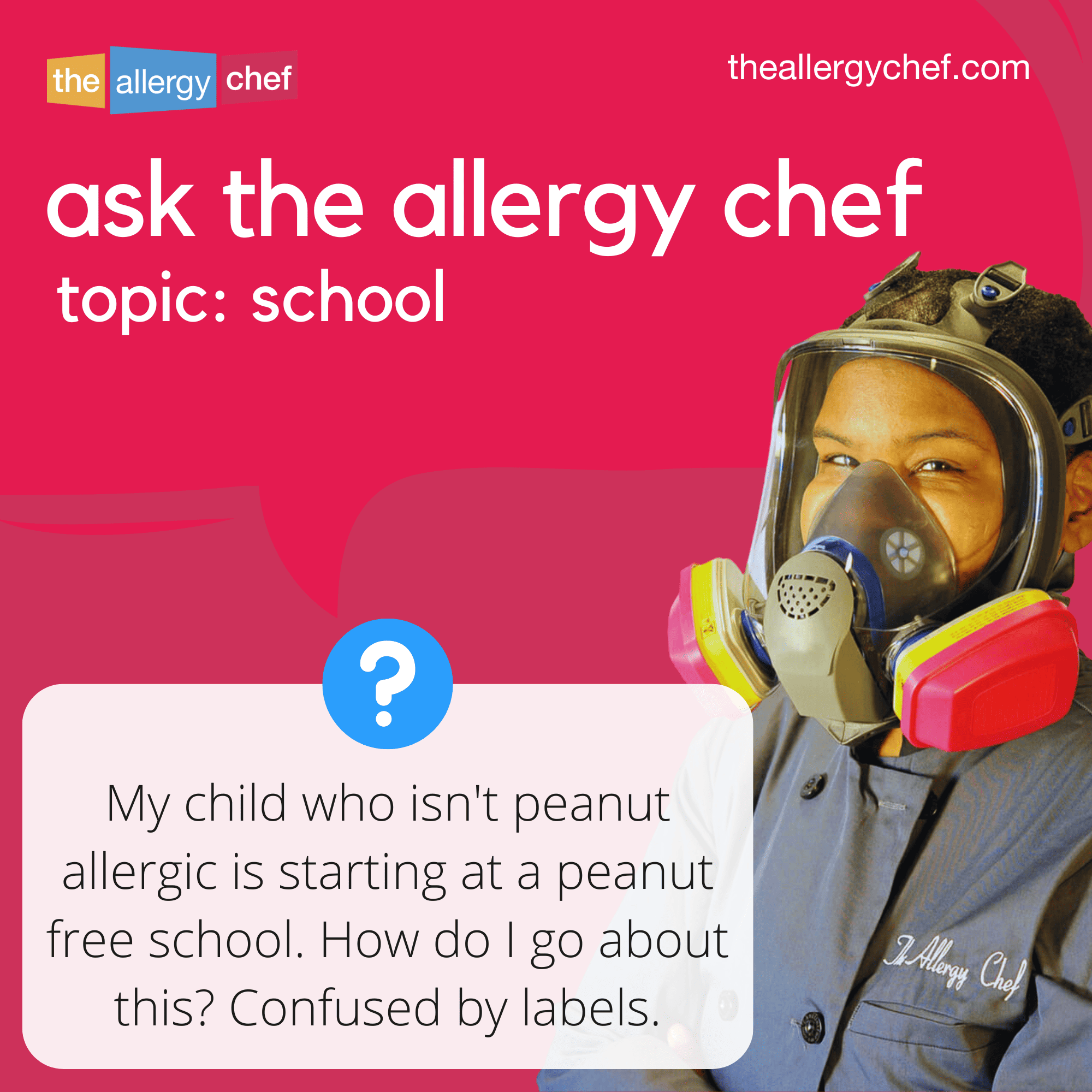 Ask The Allergy Chef: How to send a child to a peanut free school?
