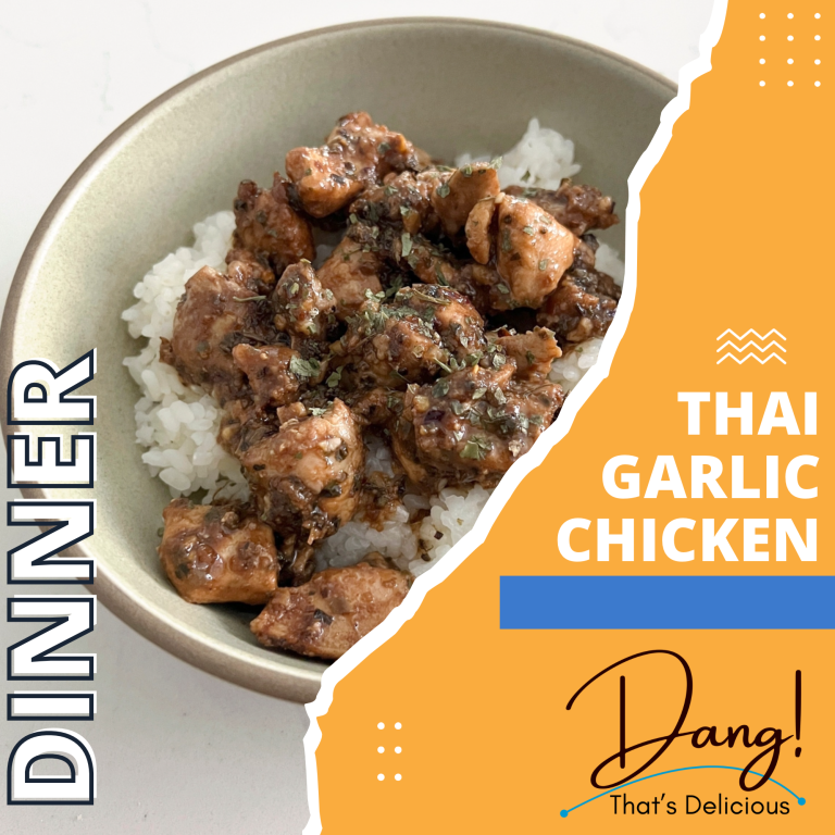 Easy Crispy Thai Garlic Chicken Recipe (inc. Fried Option) | The ...