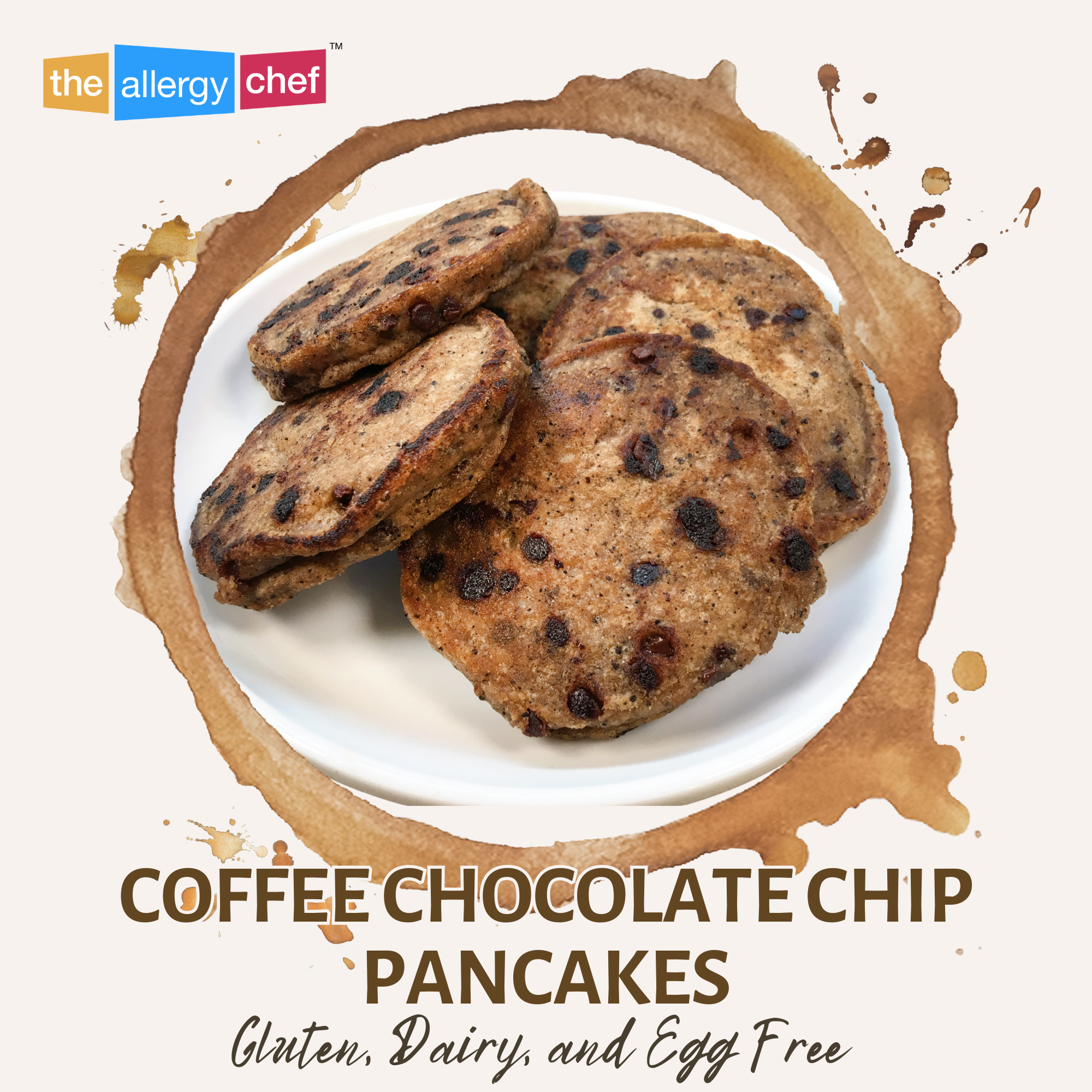 Easy, Fluffy Coffee Chocolate Chip Pancakes Recipe (No Milk) | The ...