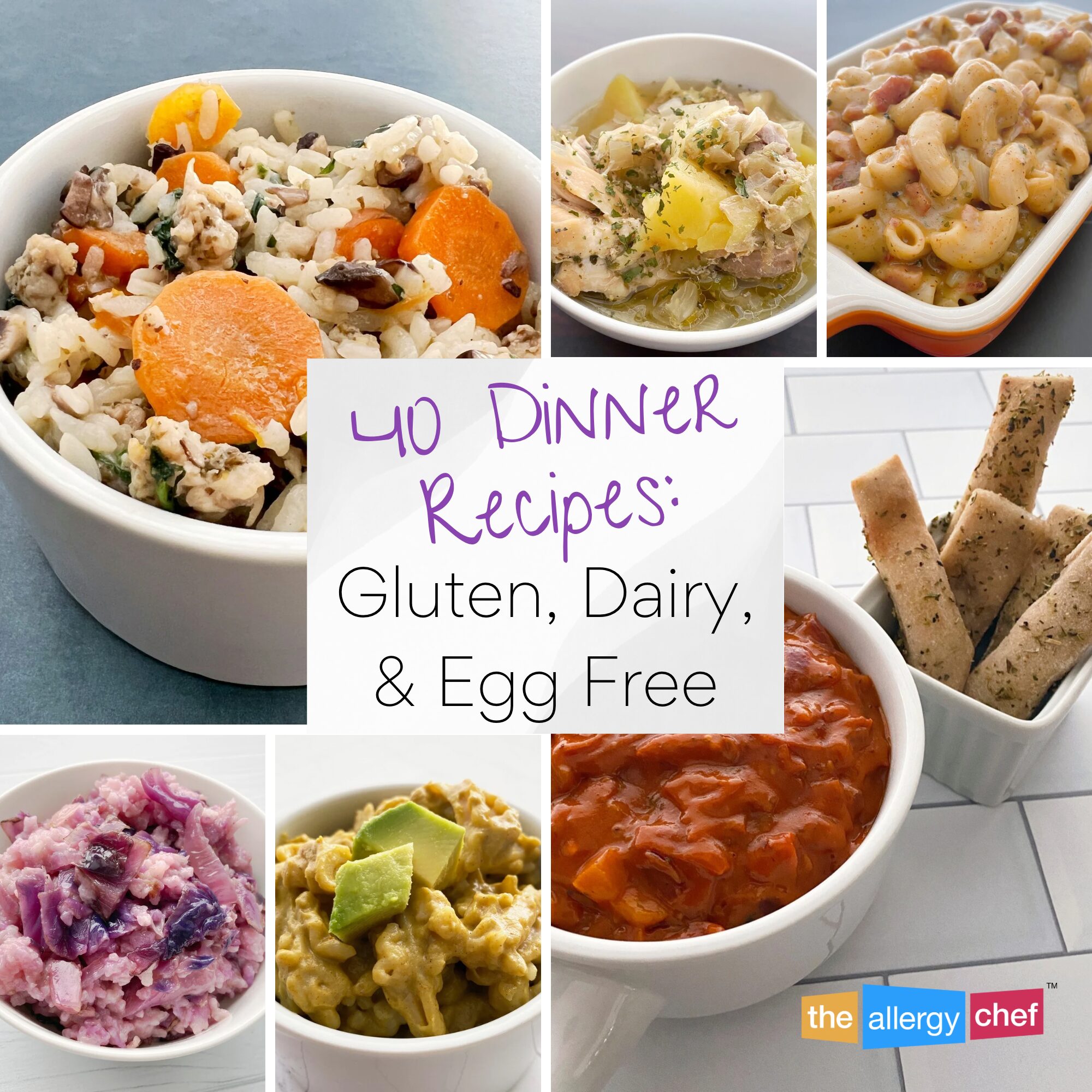 40 Best Gluten Free + Dairy Free + Egg Free Dinner Recipes | The ...