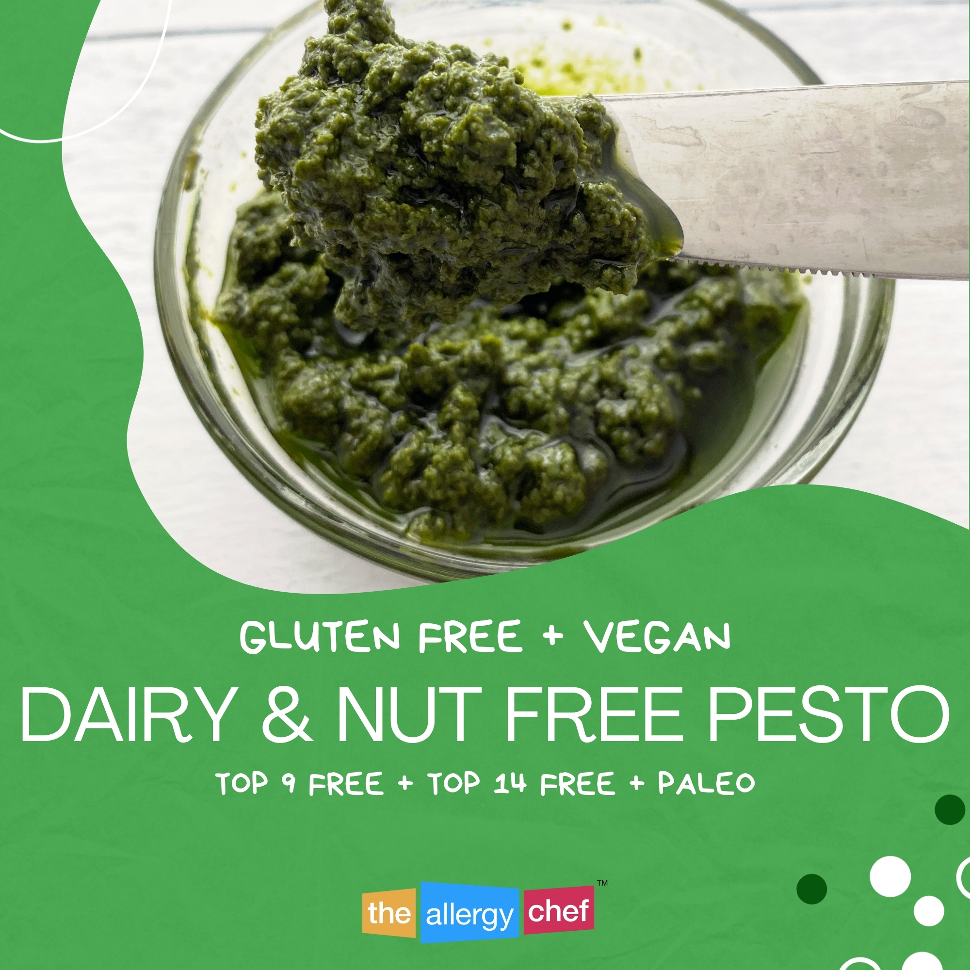 Easy Homemade Vegan & Nut Free Pesto Recipe in Minutes | The Allergy Chef™