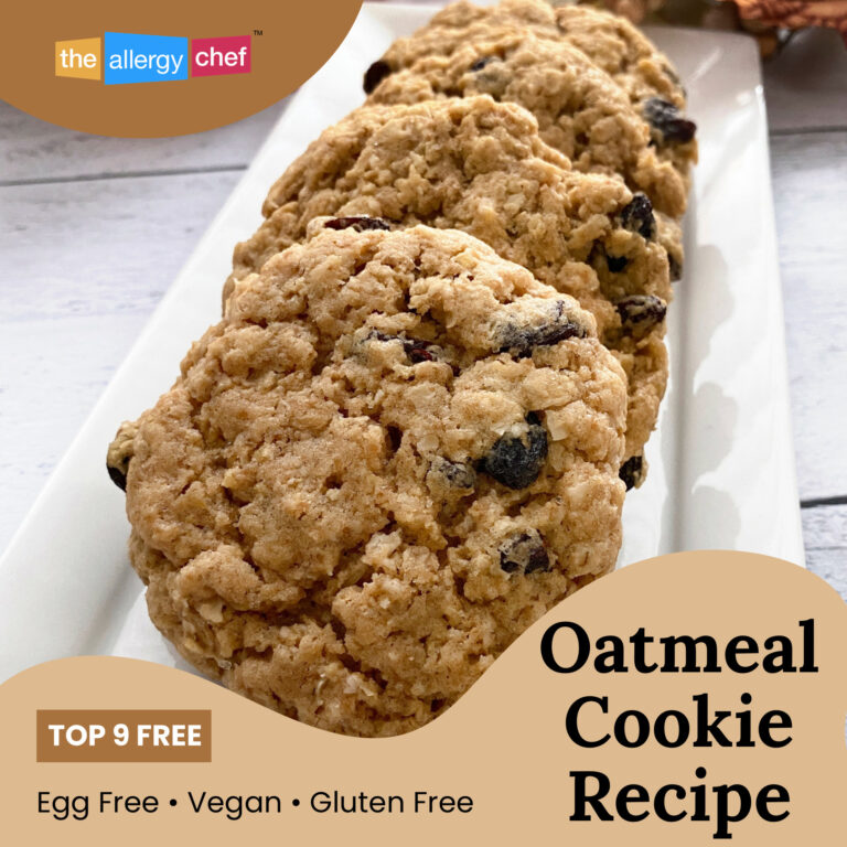 Chewy Oatmeal Cookie Recipe Without Egg: Gluten + Top 9 Free | The ...